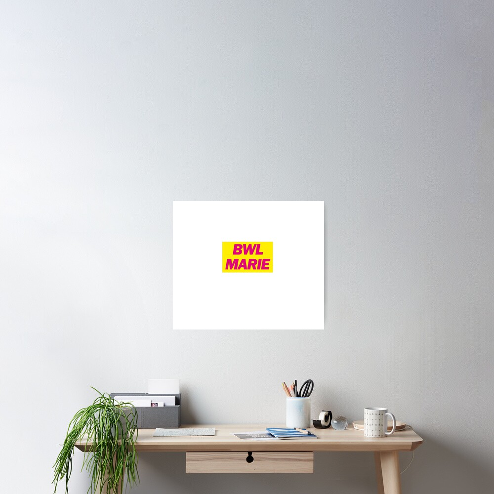 "BWL Marie - FDP Satire Sticker" Poster for Sale by surrile | Redbubble