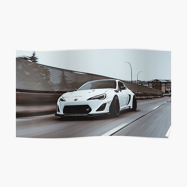 "GT86 " Poster for Sale by RollingPistons | Redbubble
