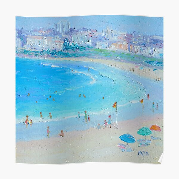 "Bondi Beach painting" Poster for Sale by MatsonArtDesign | Redbubble