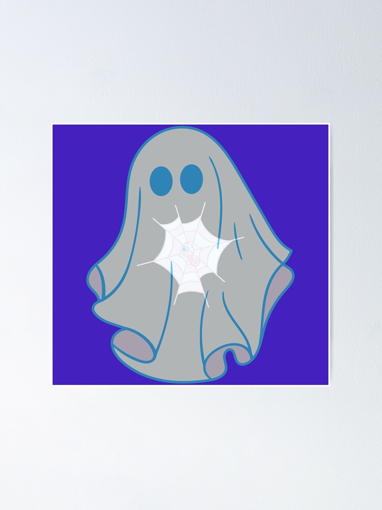 "Ghost, spider web and scary eye" Poster for Sale by mahmoudnur | Redbubble