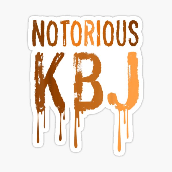 "Notorious KBJ Supreme Court" Sticker for Sale by estonianpepper ...