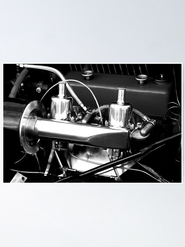 "Vintage Car Engine" Poster for Sale by robcole | Redbubble
