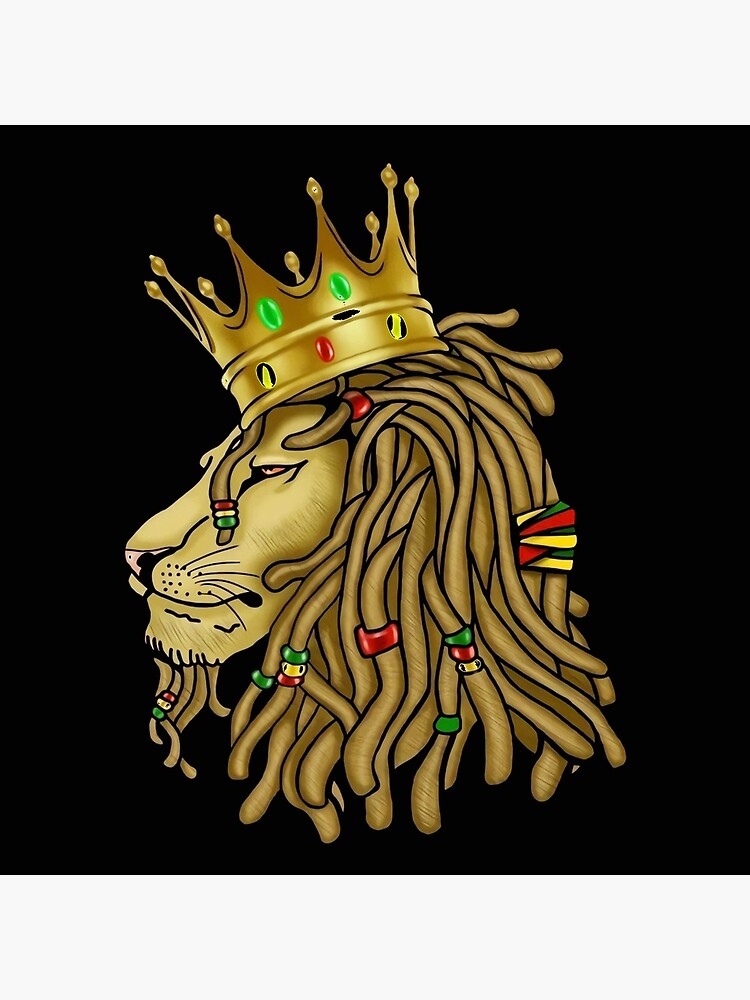 "Rastafari King Lion" Art Print for Sale by GilbertFranco | Redbubble
