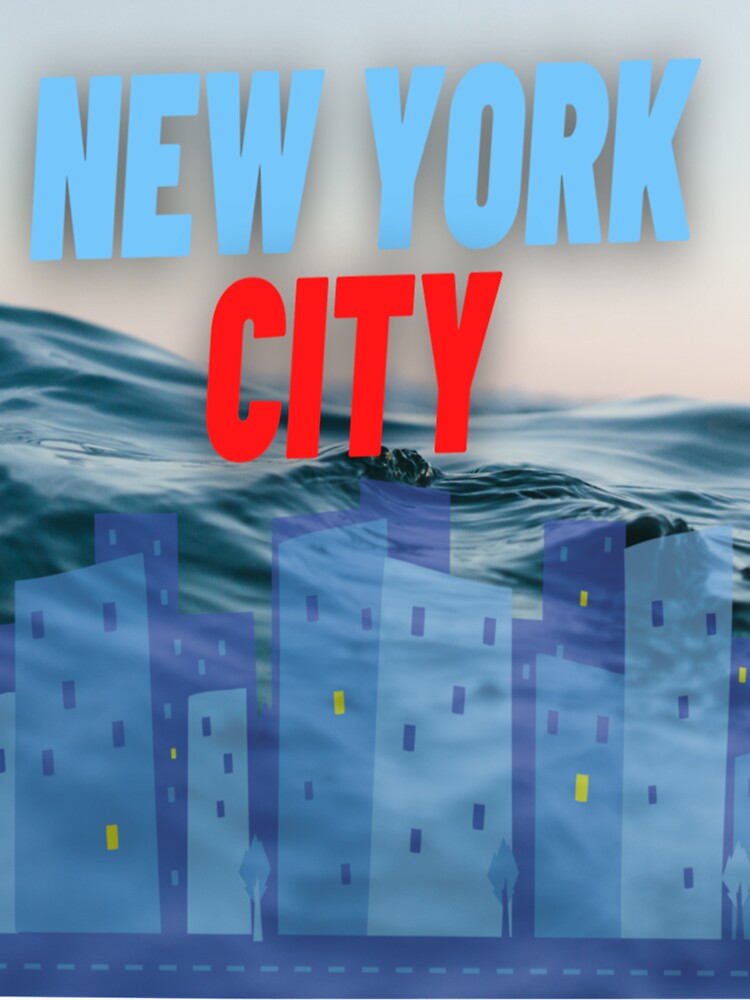 "Flood New York City " Sticker for Sale by LCDesigns4Youl | Redbubble
