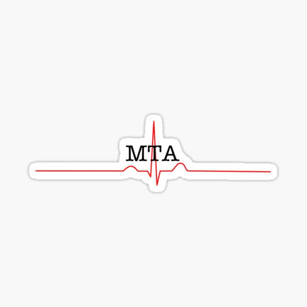 "MTA Medical technical assistant EKG gift idea " Sticker for Sale by ...