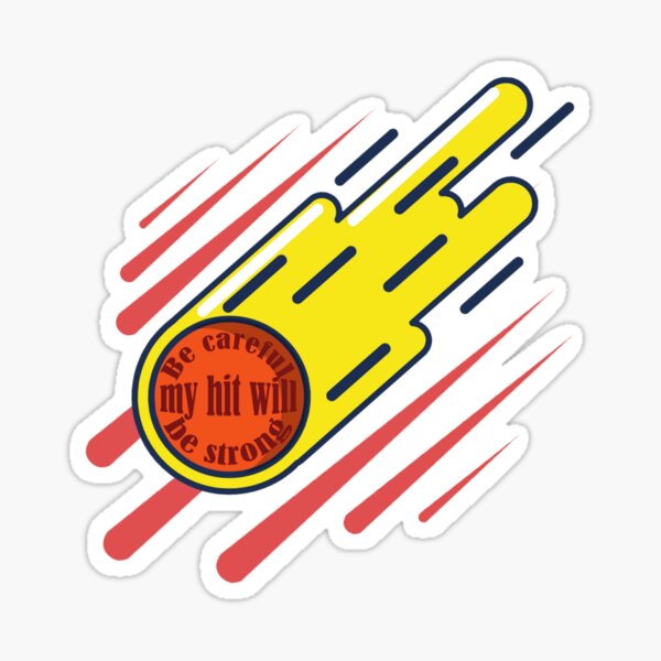 "motivational quotes, my hit" Sticker for Sale by MzX-O | Redbubble