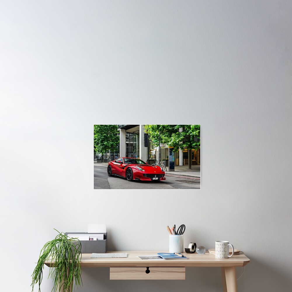 "Ferrari F12 TDF" Poster by ricoliu | Redbubble