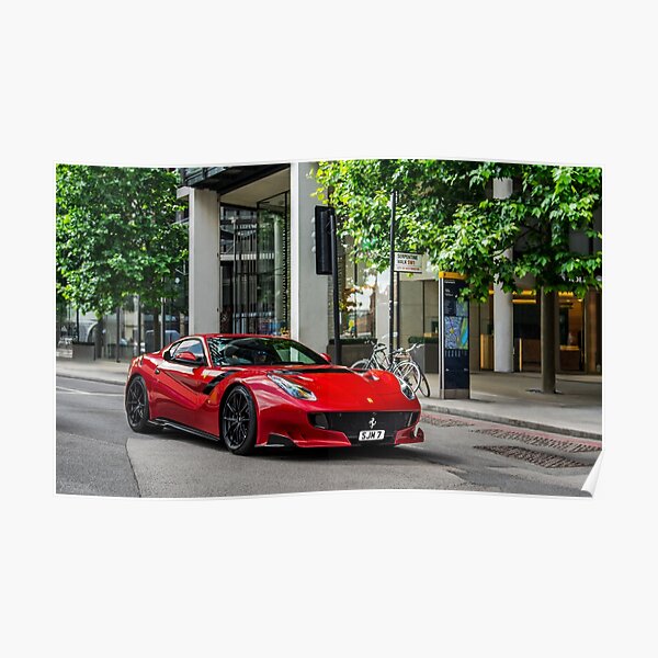 "Ferrari F12 TDF" Poster by ricoliu | Redbubble