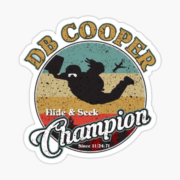 "db cooper" Sticker for Sale by NataliArts | Redbubble