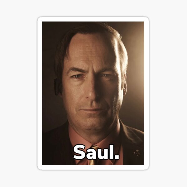 "Breaking Bad Saul Goodman " Sticker for Sale by KaleKlein | Redbubble