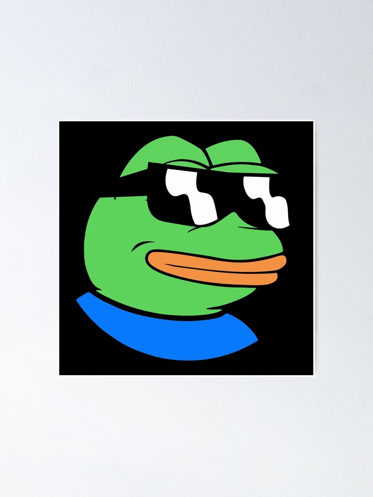 "Pepe The Frog Sunglasses Meme" Poster for Sale by marhinmichael ...