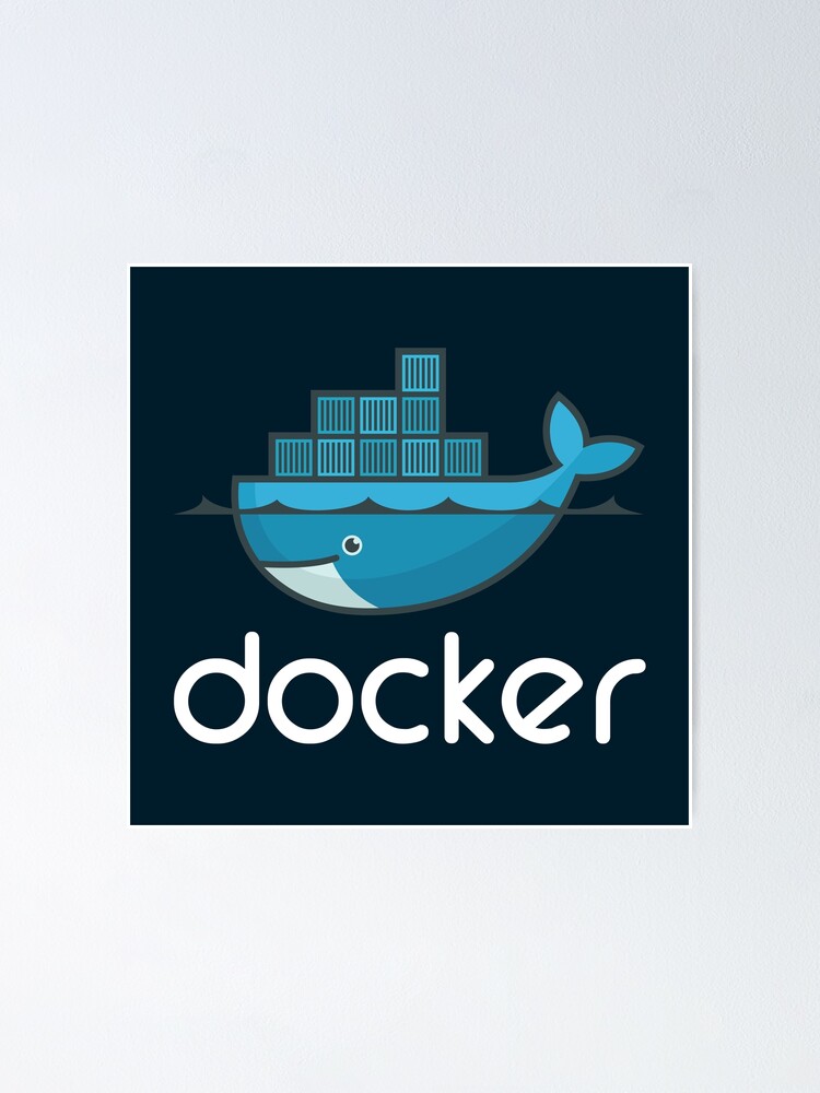 "Docker Logo" Poster by talisso | Redbubble