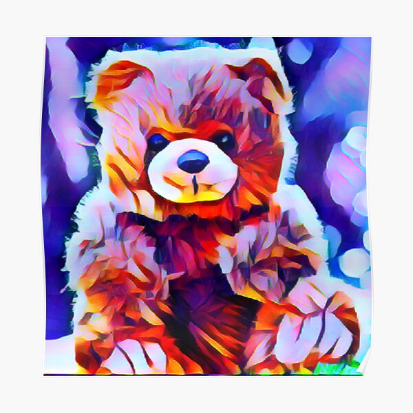 "Teddy bear Collection" Poster for Sale by GattoRosa | Redbubble