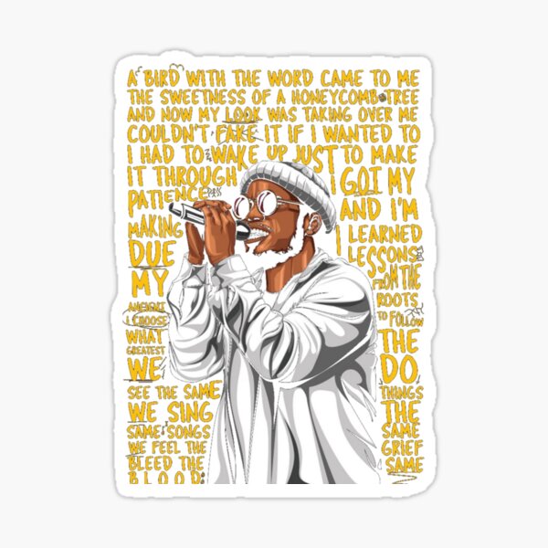 "ANDERSON PAAK " Sticker for Sale by SunnyKrein | Redbubble