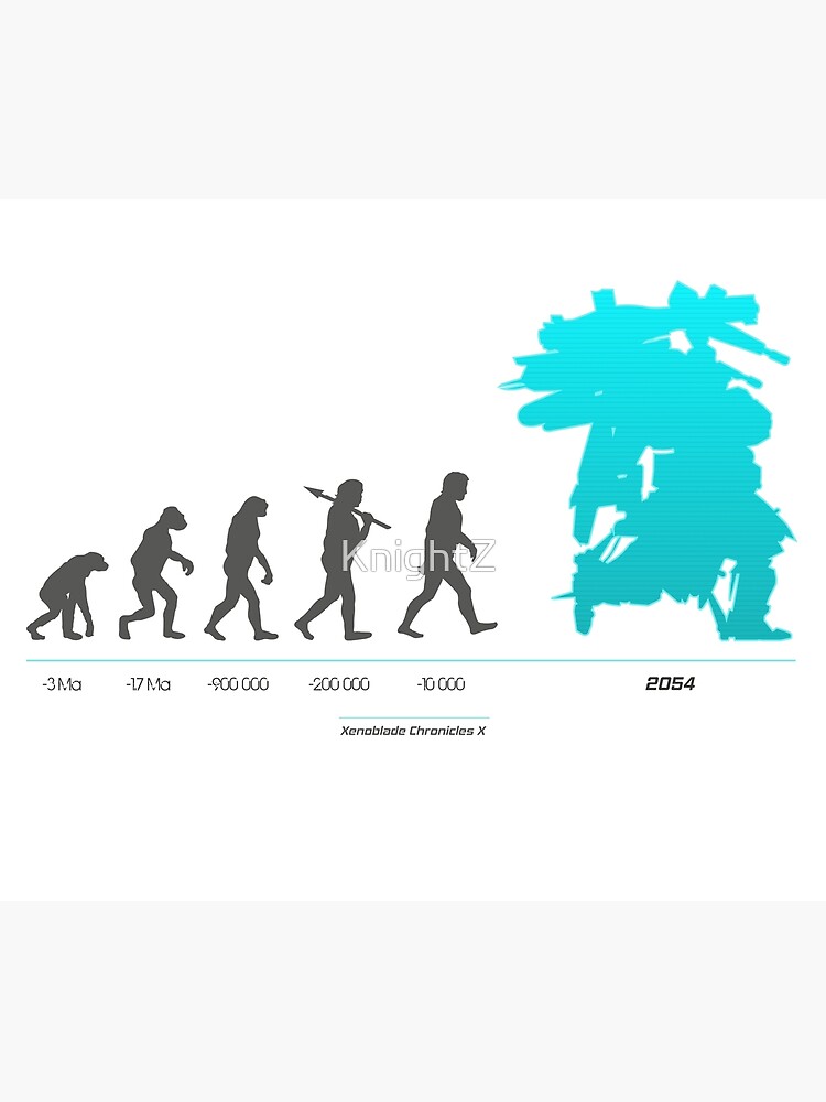 "Theory of Xenoblade X Evolution" Poster by KnightZ | Redbubble
