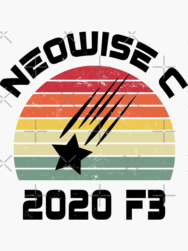 "NEOWISE C 2020 F3 Comet Tracker Neowise" Sticker for Sale by ...