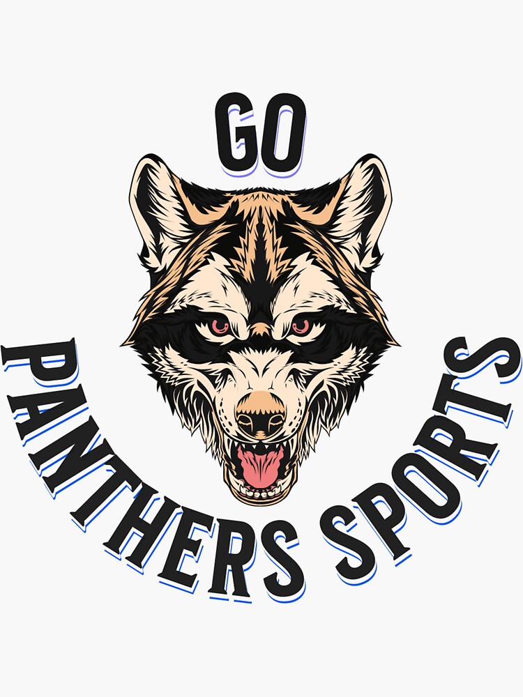 "go panther sports" Sticker for Sale by lanature1234 | Redbubble
