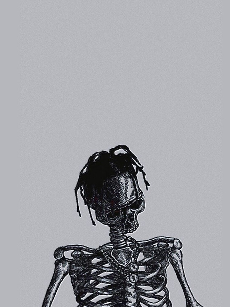 "Skeleton Travis Scott" iPhone Case for Sale by Trixxy-Haxxy | Redbubble