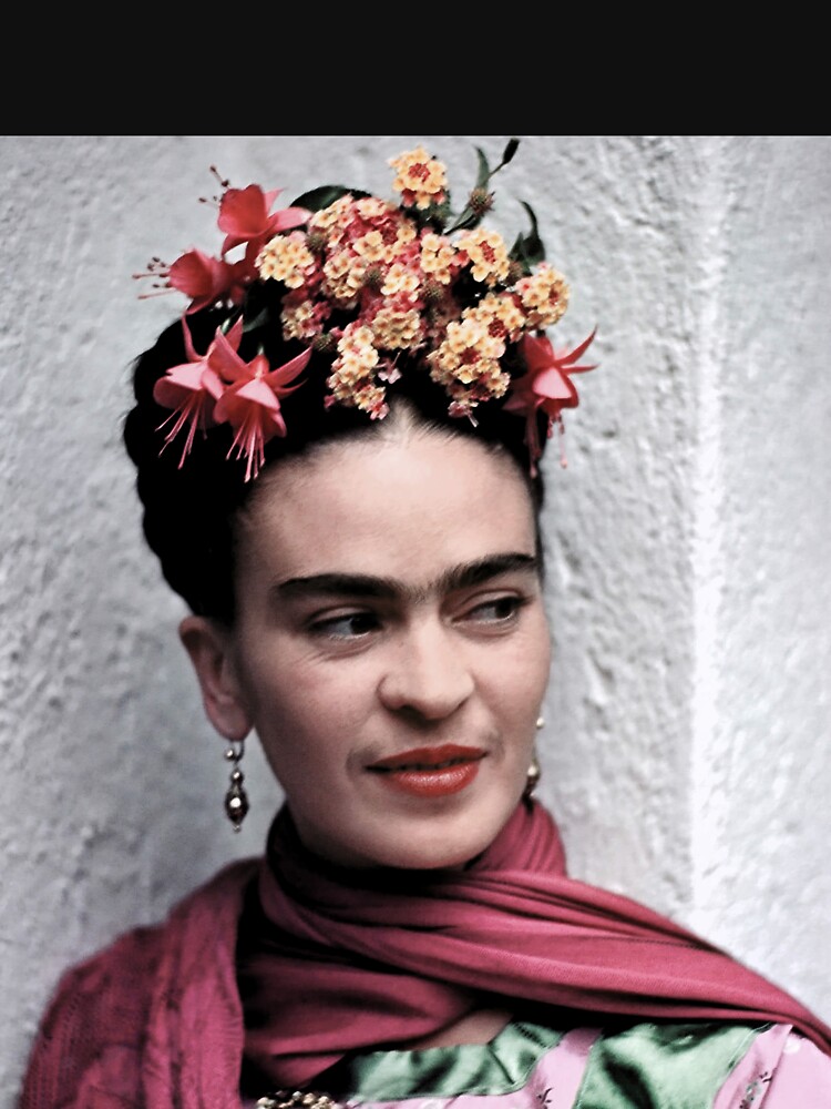 "Frida Kahlo Portrait" T-shirt for Sale by OrcaArtGallery | Redbubble ...