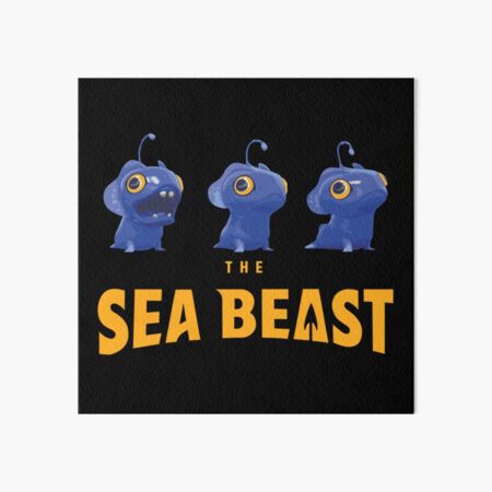 "the sea beast,blue the sea beast" Art Board Print for Sale by Tubbo ...