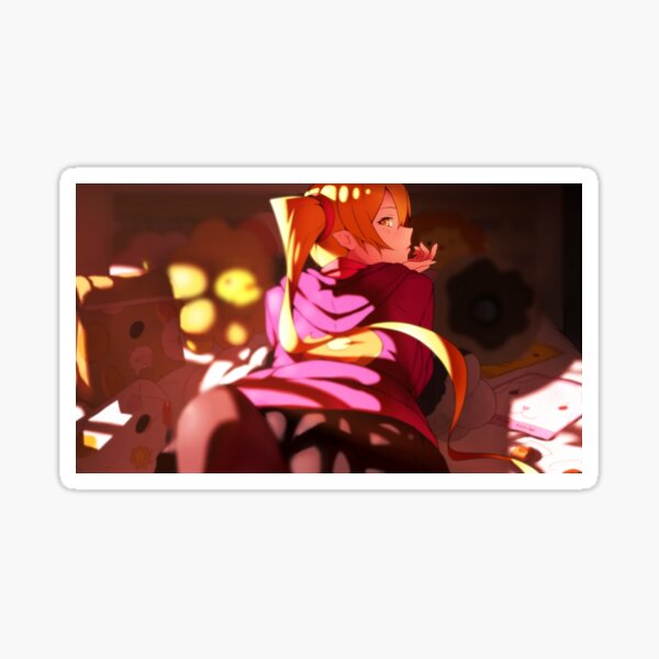 "Monogatari Series" Sticker for Sale by KenjiYuki | Redbubble