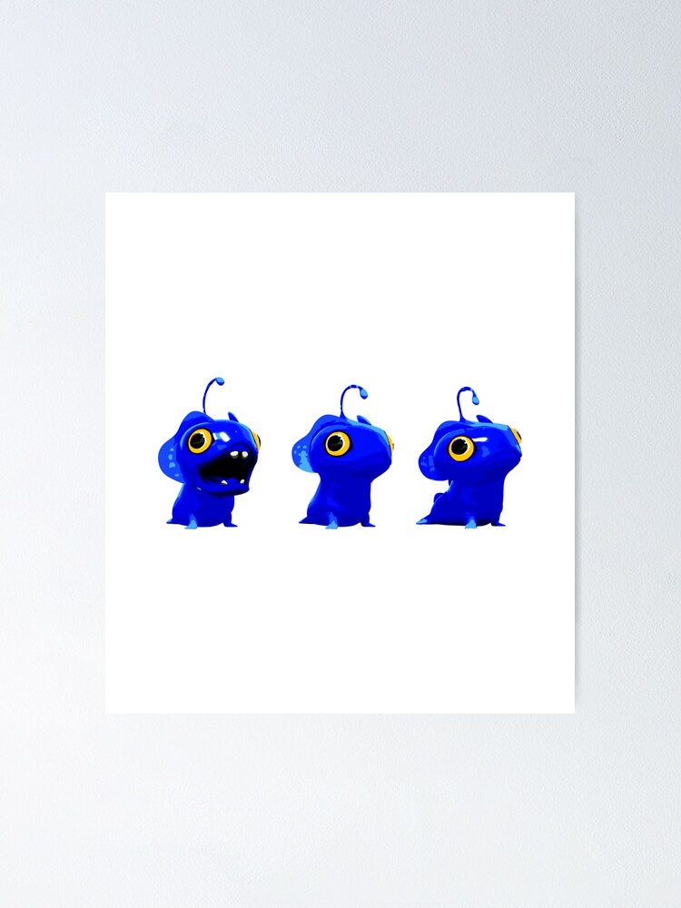 "the sea beast,blue the sea beast" Poster for Sale by Tubbo-zid | Redbubble