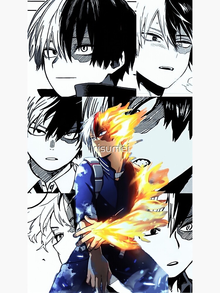 "Shoto Todoroki " Poster for Sale by risumei | Redbubble