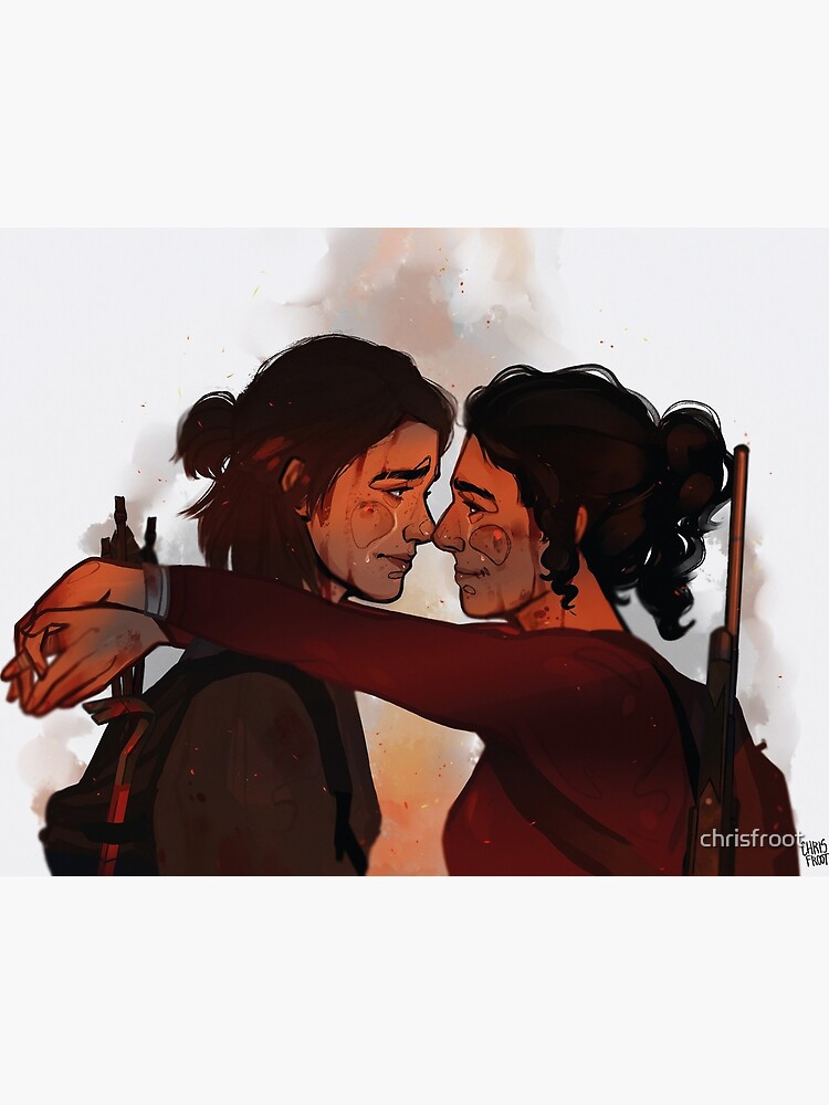Ellie And Dina Poster For Sale By Chrisfroot Redbubble