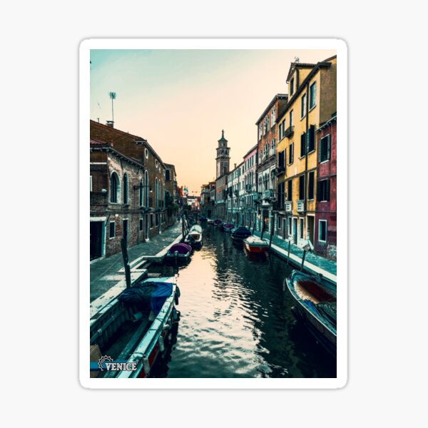 "Venice Italy City" Sticker for Sale by PostersStickers | Redbubble