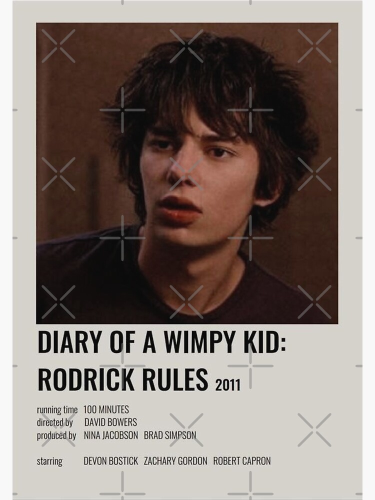 "rodrick rules minimalist" Poster for Sale by Larbisardi | Redbubble