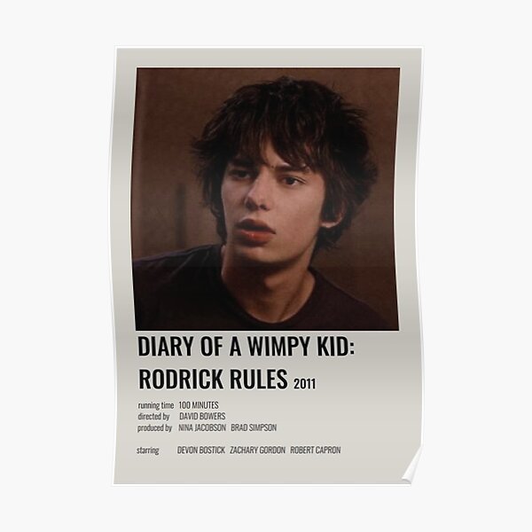 "rodrick rules minimalist" Poster for Sale by Larbisardi | Redbubble
