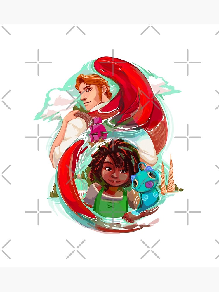 " the sea beast,blue the sea beast" Poster for Sale by Tubbo-zid ...