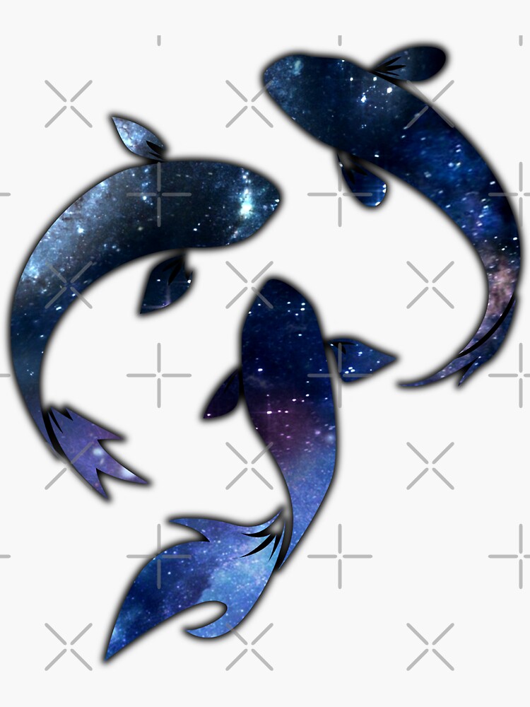 "Magical Space fish" Sticker for Sale by TheGrimoireShop | Redbubble