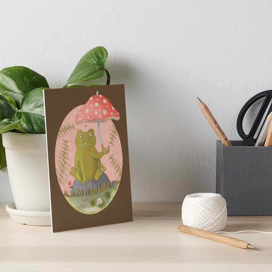 "Goblincore frog" Art Board Print for Sale by karina-mills | Redbubble