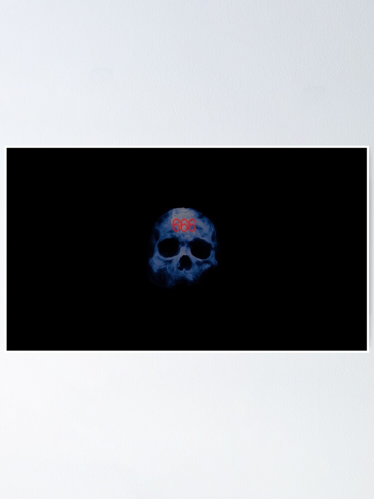 "666 Skull , Bone , Skeleton , Devil , Beelzebub, Satan ," Poster for ...