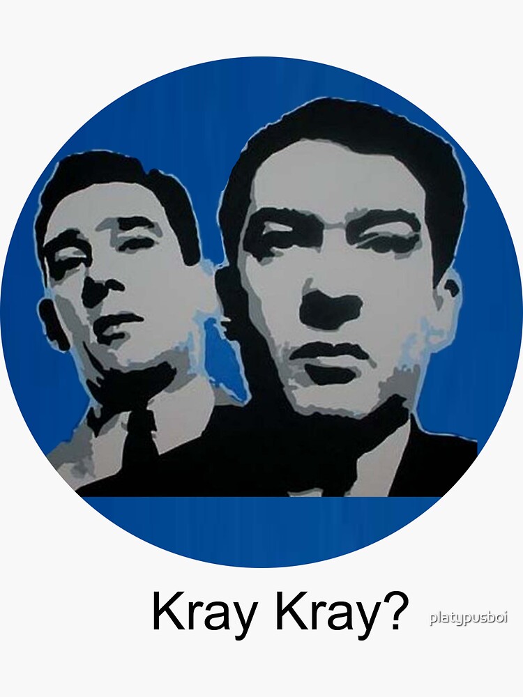 "Kray Kray" Sticker for Sale by platypusboi | Redbubble