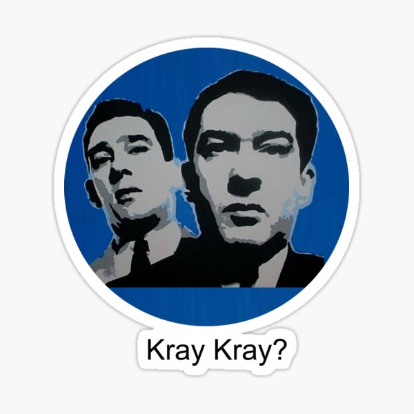 "Kray Kray" Sticker for Sale by platypusboi | Redbubble