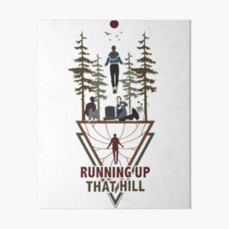 "Running up that hill | Max floating - Stranger Things 4 " Art Board ...