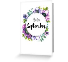 "Hello September - monthly cover for planners, bullet journals" by ...