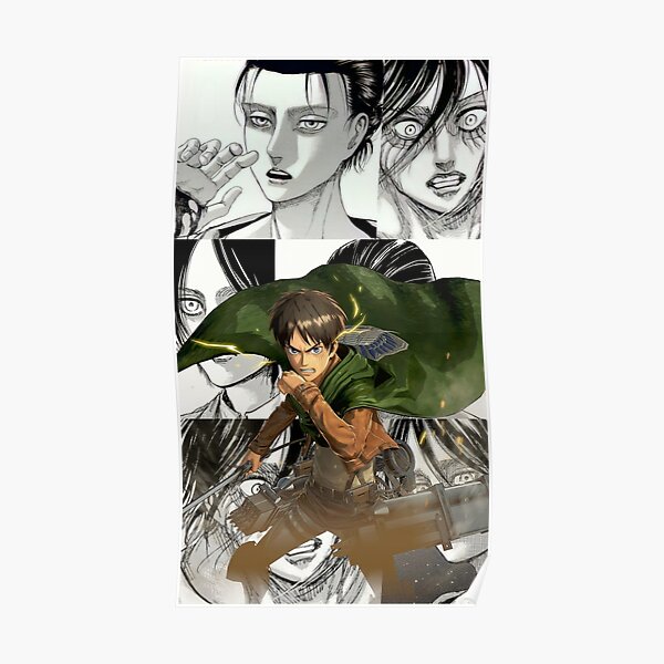 "Eren Yeager" Poster for Sale by risumei | Redbubble