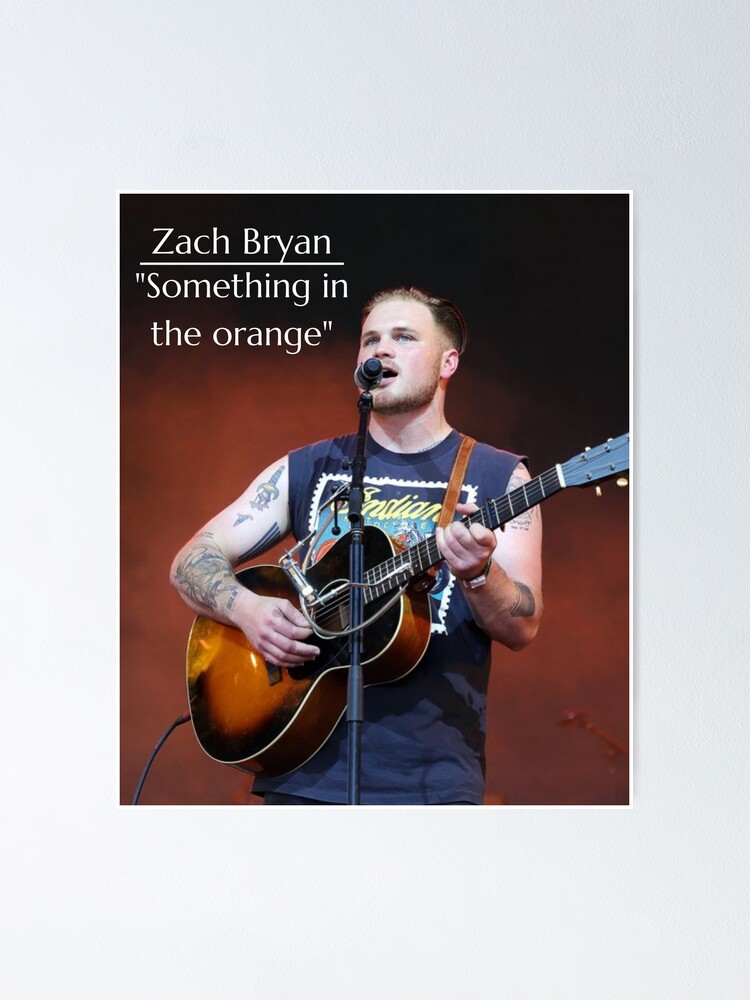 "ZACH BRYAN" Poster for Sale by ptrivnk | Redbubble