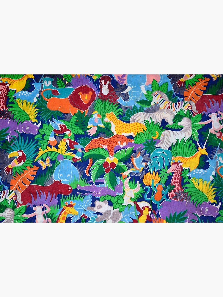 "Colorful Animals In Jungle, Safari Animals" Poster for Sale by ...