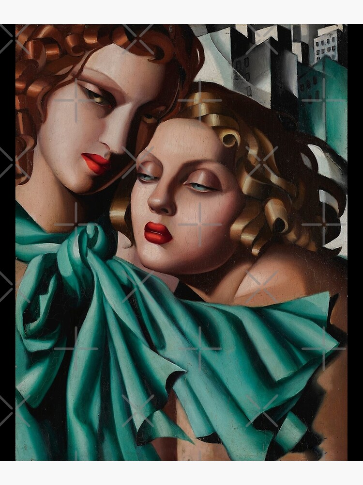 " High Resolution Tamara de Lempicka Kizette en Rose 1926 Classic T ...