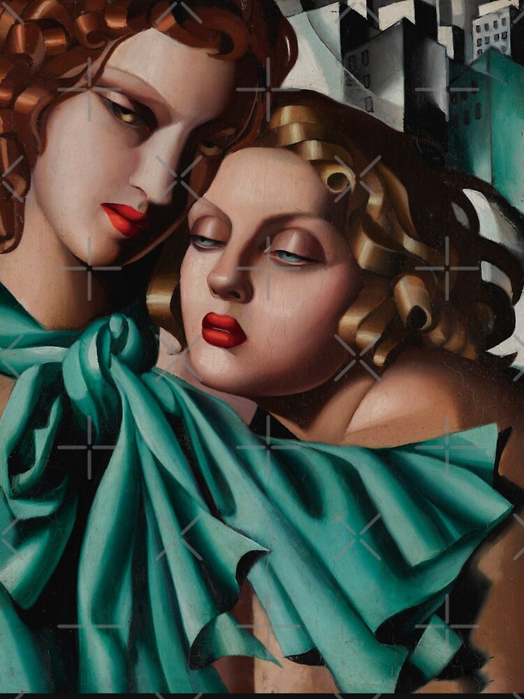 " High Resolution Tamara de Lempicka Kizette en Rose 1926 Classic T ...