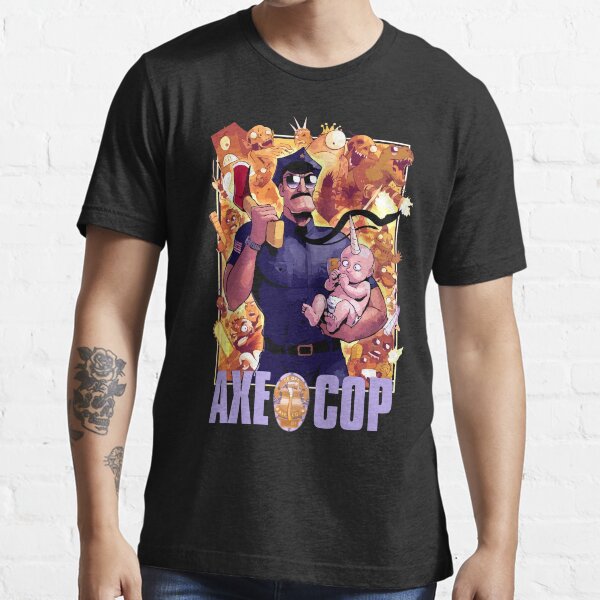 "Axe Cop Merch" T-shirt for Sale by xxXVintageXxx | Redbubble ...