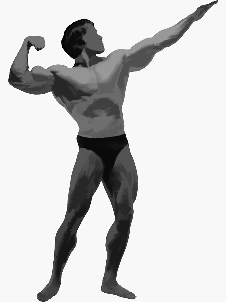 "Arnold schwarzenegger posing" Sticker for Sale by invinsiblebeast ...