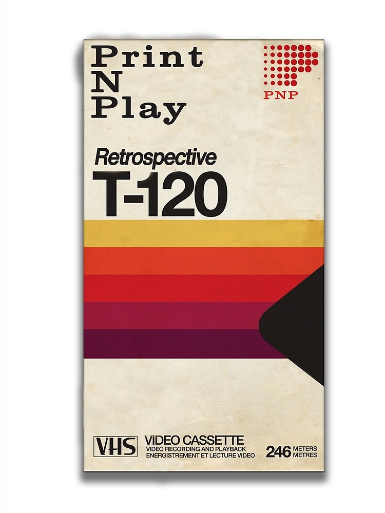 "Print N Play Classic VHS Logo" Poster for Sale by Printnplay | Redbubble