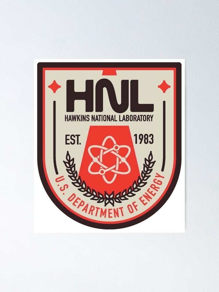 "Hawkins National Laboratory" Poster by MangaCortaTees | Redbubble