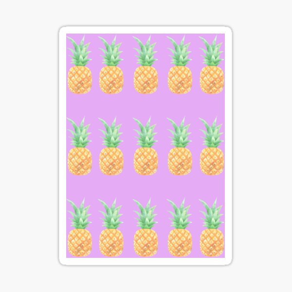 "Pineapple" Sticker for Sale by aiasmimalmeida | Redbubble