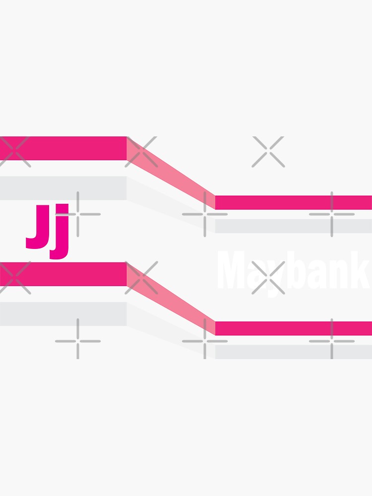 "Jj Maybank" Sticker for Sale by Xavia-blue | Redbubble